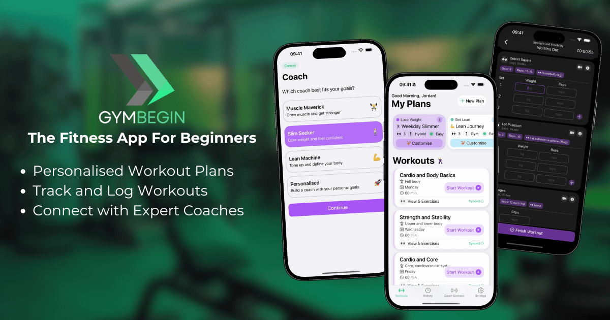 GymBegin - The Fitness App For Beginners